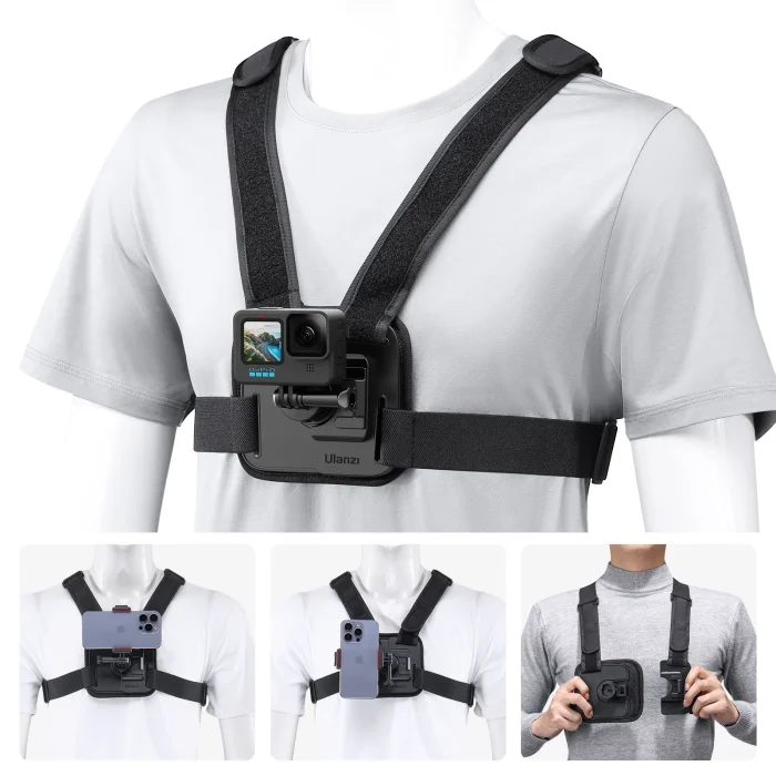 Ulanzi CM028 Go-Quick II Magnetic Chest Mount Harness for Action Camera ...